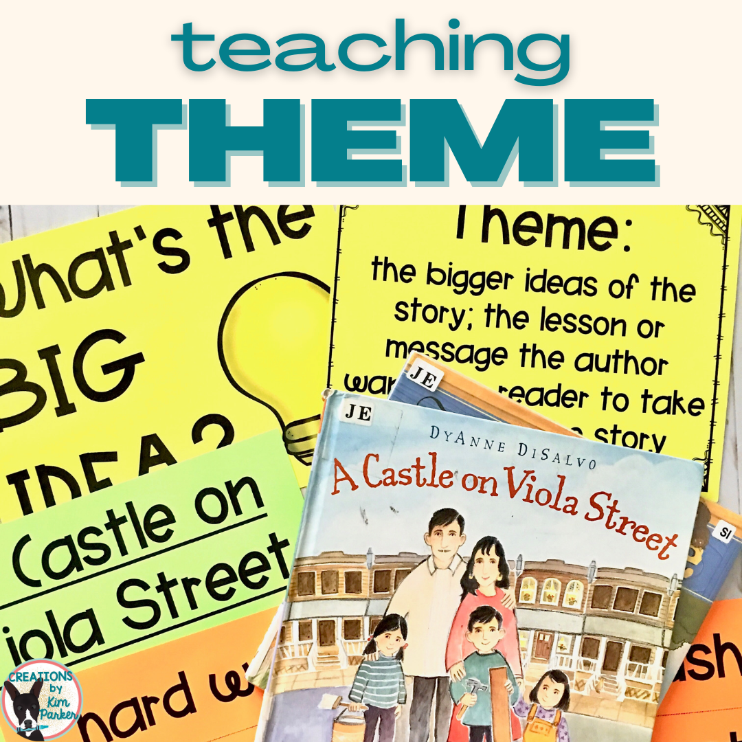 Teaching Theme Mentor Text: A Castle on Viola Street - Creations by Kim ...